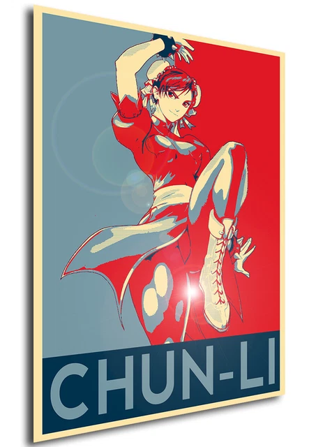 POSTER PROPAGANDA - Street Fighter - Chun-Li V4 EUR 6,90 - PicClick IT