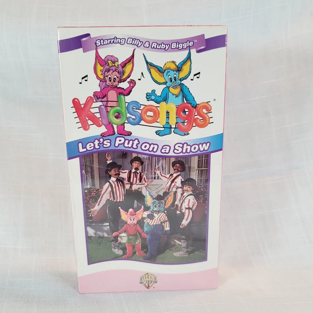 KIDSONGS LET'S PUT On A Show (VHS, 1995) Billy & Ruby Biggle New ...
