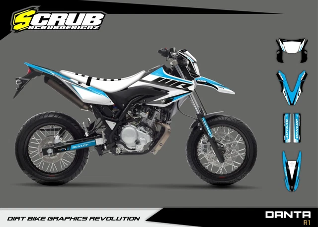 YAMAHA WR125X 2009 - 2017 Supermoto Graphics Decals Stickers WR 125 X £ ...
