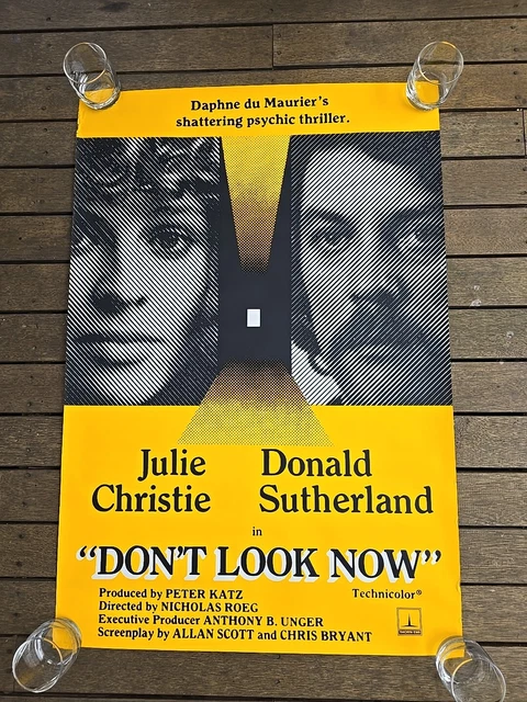 DONT LOOK NOW Original British Movie Poster Julie Christie Donald ...