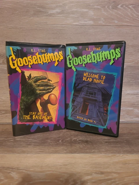 GOOSEBUMPS VHS LOT Of 2 Welcome To Dead House, Stay Out Of The Basement ...
