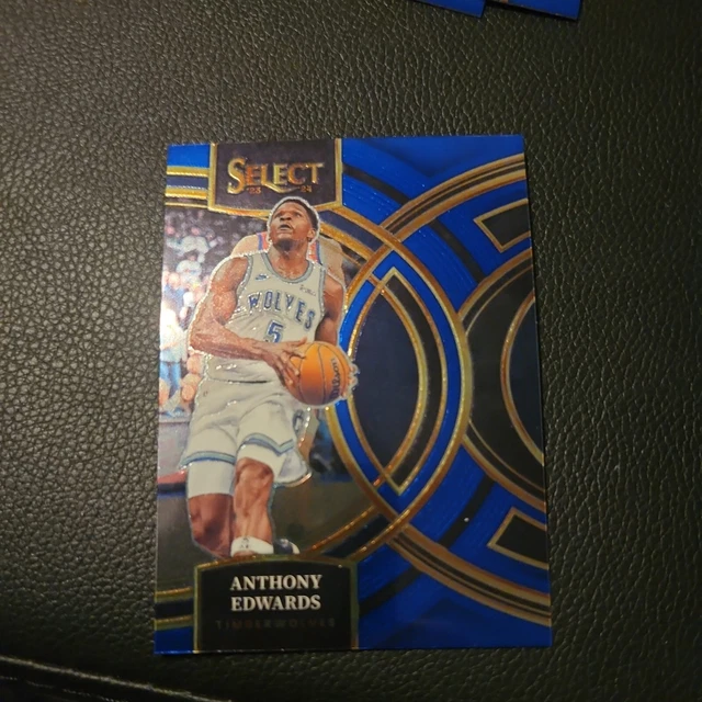 2023-24 PANINI SELECT Anthony Edwards Premier Level Blue Prizm #164 NBA EUR 1,84 - PicClick FR