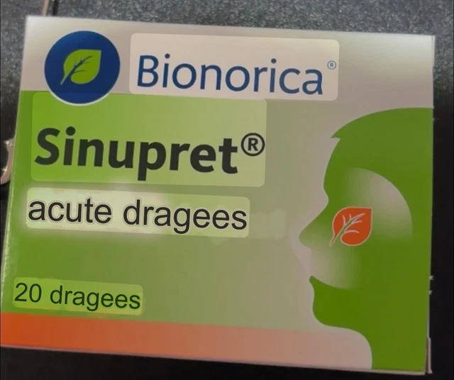 SINUPRET ACUT -NATURAL supliments £21.50 - PicClick UK