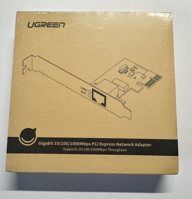 UGREEN NETWORK INTERFACE Card Gigabit 10/100/1000Mbps PCI Express ...