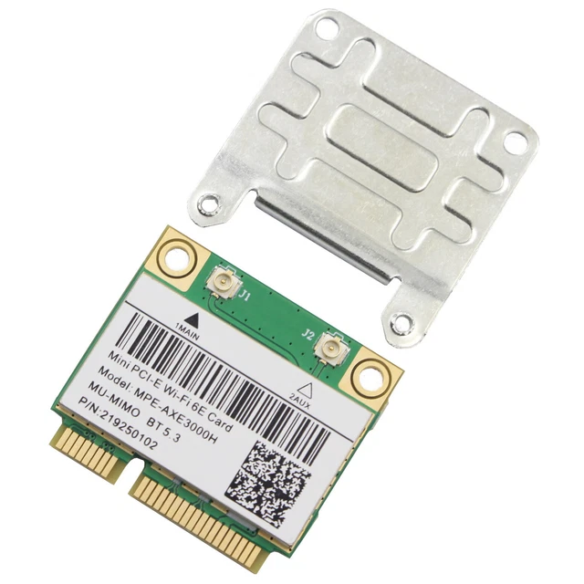 WIFI 6E MINI PCIE Wi-Fi 6E WiFi Card 802.11AX Bluetooth 5.2 AX210 ...