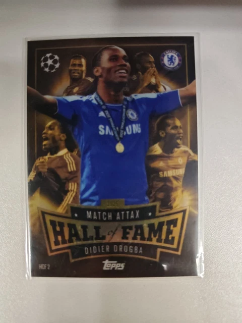 TOPPS UEFA CHAMPIONS League 2025-26 Didier Drogba Card #Hof 1 Hall Of ...