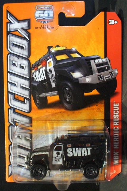 MATCHBOX MBX H Rescue Swat Truck Mattel véhicule moulé sous pression ...