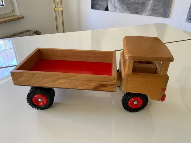 DDR VERO Holz LKW, Kipper, Holzkipper 40 cm lang, sehr gut, Laster ...