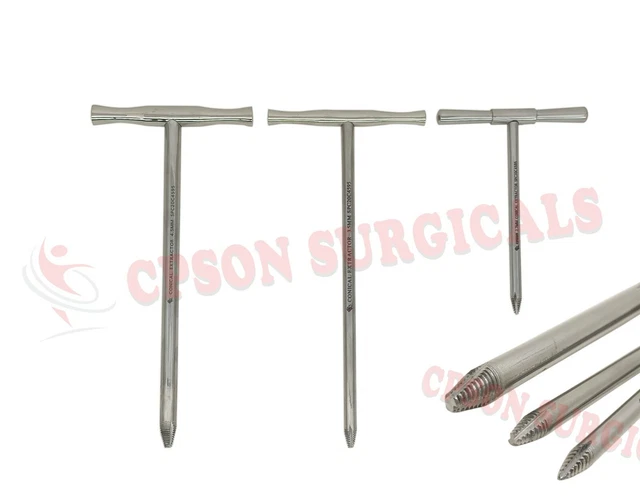CONICAL EXTRACTOR T Handle Extraction Screws Surgical Instruments SS £ ...