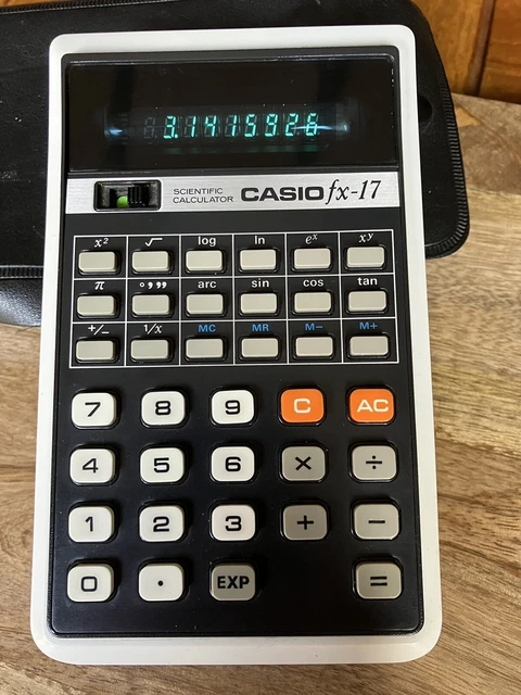 VINTAGE CASIO FX-17 Scientific Calculator 1976 £35.00 - PicClick UK