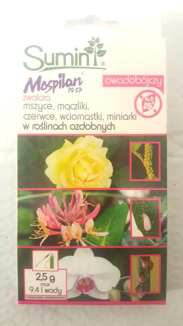 MOSPILAN 20SP SUMIN owadobójczy,fights plant pests agrecol sumin £7.99 ...