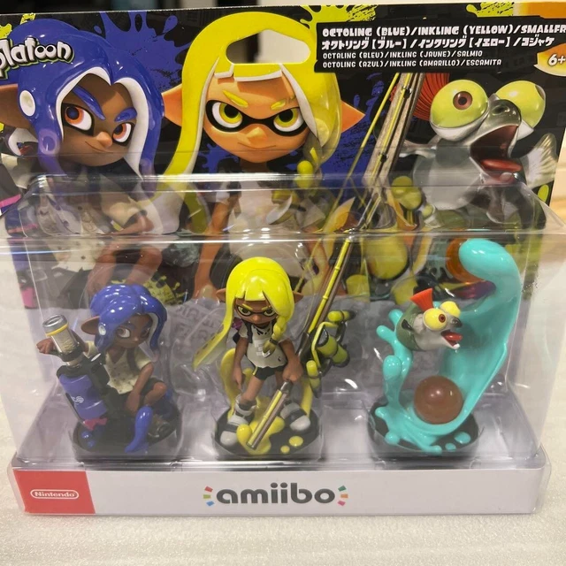 SPLATOON 3 AMIIBO Octling Inkling Smallfry 3Pack Set Nintendo Switch ...