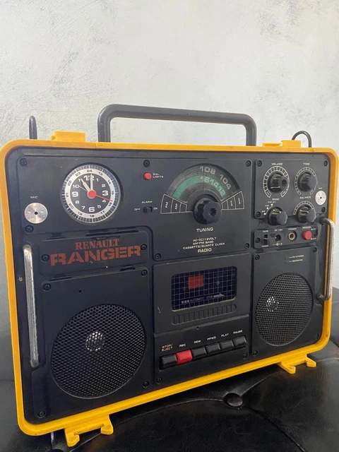 RADIO STEREO RENAULT Ranger model no. PRC -123 Vintage anni '80 Fuori ...