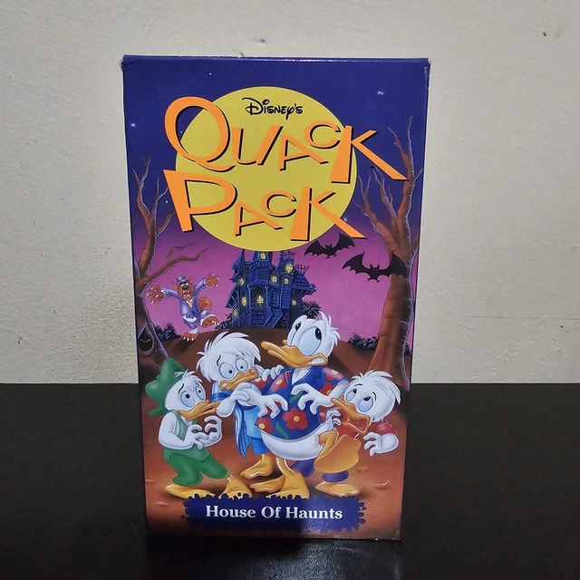 QUACK PACK HOUSE of Haunts VHS 1997 Animated Walt Disney Donald Duck ...