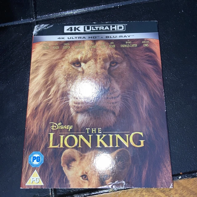 SLIP COVER ONLY - The Lion King LIVE ACTION - (4K ULTRA HD + £2.00 ...