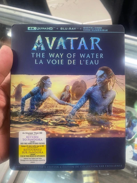 AVATAR: THE WAY of Water Ultra 4K Ultra HD/Blu-Ray New cover BILINGUAL ...