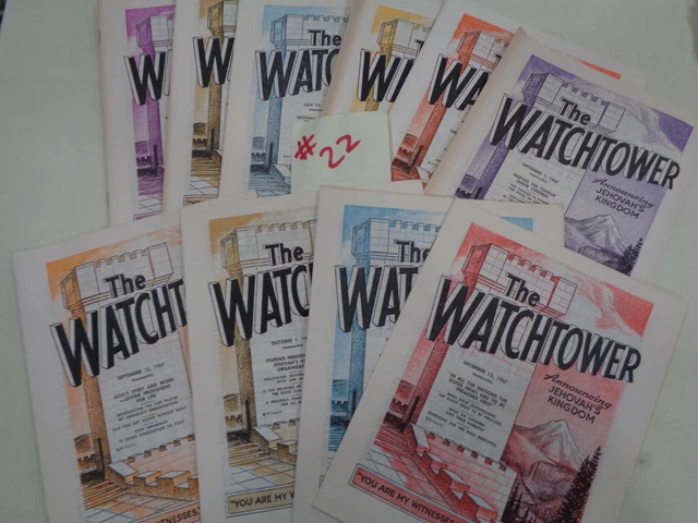 THE WATCHTOWER MAGAZINES 1967 10 Different Issues Jehovah Witness #22 £ ...