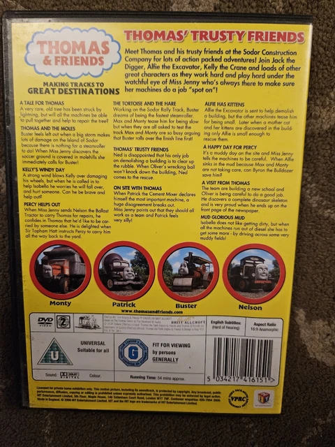 THOMAS TANK ENGINE Trusty Friends Dvd Kids 11 Episodes £9.99 - PicClick UK