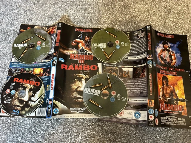 THE ULTIMATE RAMBO Collection Blu Ray UK Release *NO CASE* £11.99 ...