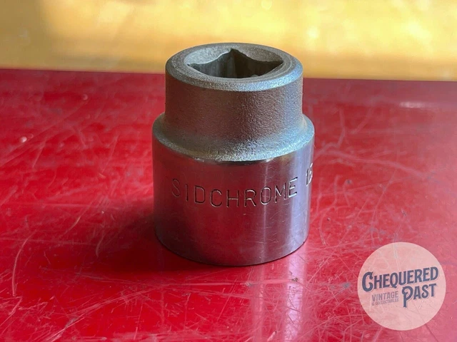 VINTAGE SIDCHROME 15/16& AF 1/2"dr Imperial Socket Made in Australia # ...