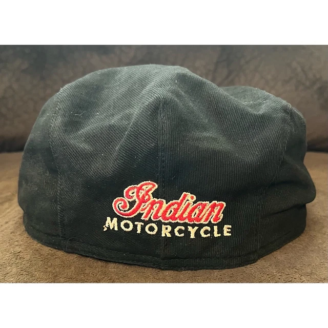 INDIAN MOTORCYCLE SKULL Cap Black Du Rag Head Wrap Biker Do Doo Bandana ...