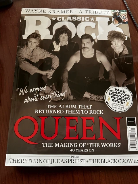 CLASSIC ROCK MAGAZINE APRIL 2024 Queen Wayne Kramer Judas Priest Black ...