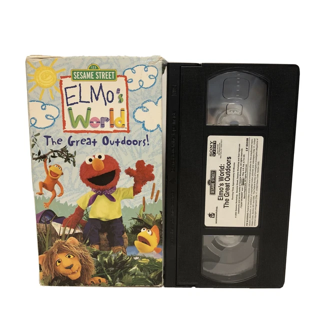 Elmo Sesame Street Vhs Lot