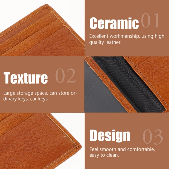 2 PCS Practical Driver License Holder Folding Credit Bag Certificates ...