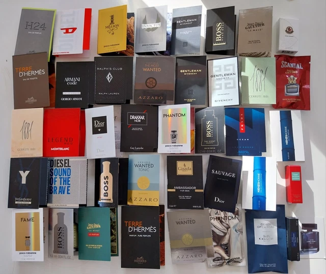 LOT DE 40 échantillons de parfums de marques EUR 31,50 - PicClick FR