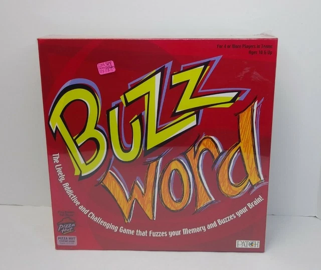 BUZZ WORD PARTY Board Game Family Word Guessing Game Brand New Sealed 4 buzz-word-party-board-game-family-word-guessing-game-brand-new-sealed-4