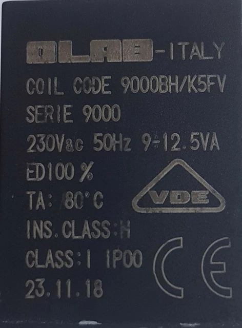 OLAB 6000-9000 SOLENOID Coil 230V for Siemens Slider SL25 ...