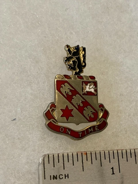 AUTHENTIC US ARMY 11th Field Artillery Regiment DI DUI Crest Insignia ...