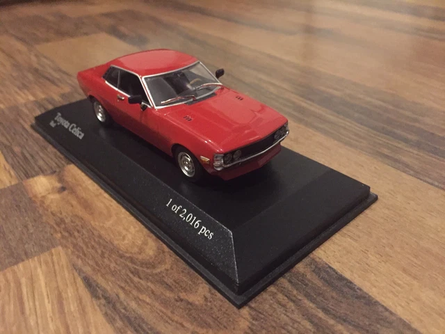 1:43 TOYOTA CELICA ST TA22 TA23 Red 1975 by Minichamps Mint DieCast New ...