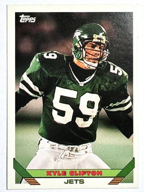 CARTE FOOTBALL KYLE Clifton New York Jets 1993 Topps #11 EUR 0,91 ...