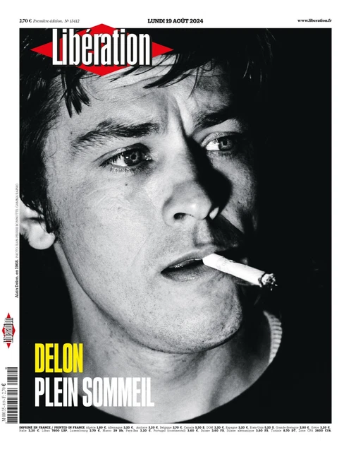 ALAIN DELON HOMMAGE_...JOURNAL Liberation # 19 Aout 2024 EUR 17,00 ... ALAIN DELON HOMMAGE_...JOURNAL Liberation # 19 Aout 2024 EUR 17,00 ...
