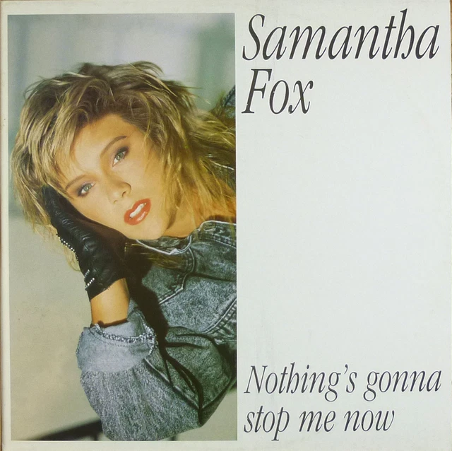 12 & MAXI - Samantha Fox - Nothing's Gonna Stop Me Now - B335 - Délavé ...