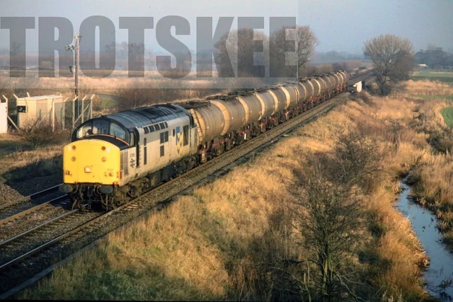 35MM SLIDE BR British Railways Diesel Loco Class 37 37508 1998 Lea ...