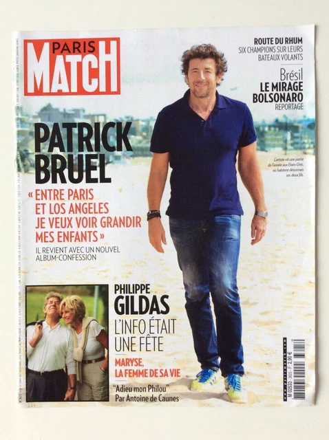 PATRICK BRUEL - Coupure De Presse Clipping Paris Match 2018 EUR 5,00 ...