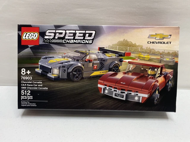 LEGO SPEED CHAMPIONS: 76903 Corvette C8.R Race Car & 1968 Corvette ...