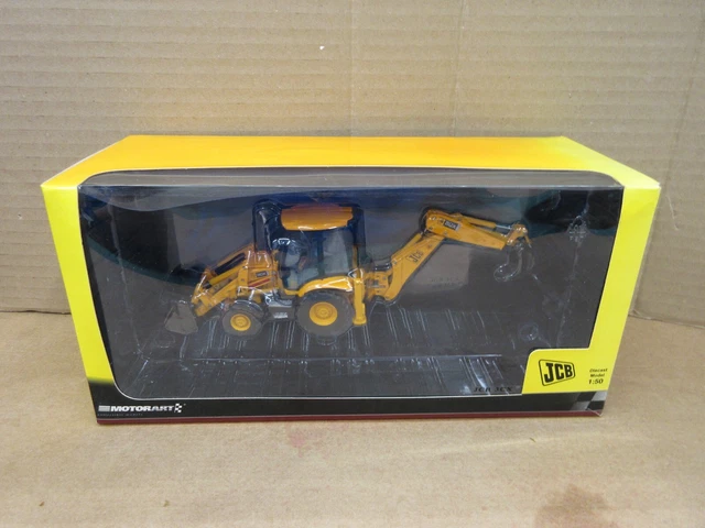 CORGI MOTORART JCB 3Cx Backhoe Loader Excavator Digger Yellow Model ...