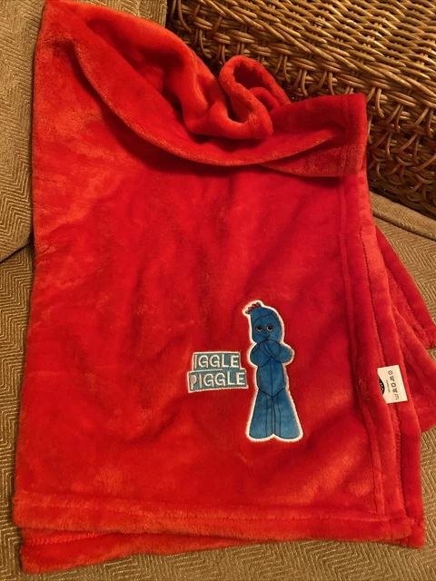 IGGLE PIGGLE IN The Night Garden Baby Childrens Kids Red Blanket Throw ...