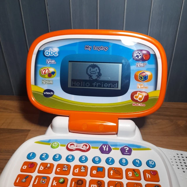 VTECH MY LAPTOP Orange Tote And Go Preschool Educational Computer £11. ...