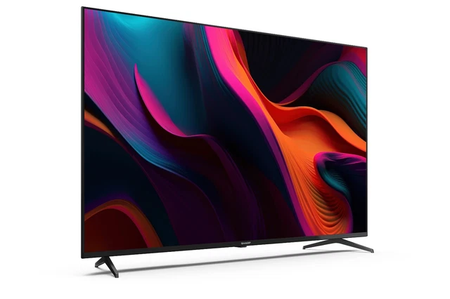 TELEVISOR SMART GOOGLE TV Sharp 55" Led 4K Uhd Hdmi 55Gl4260E Sin Marco ...
