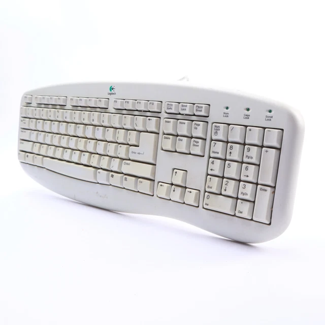 RETRO WINDOWS LOGITECH PS2 Keyboard - Model Y-SM48 £26.29 - PicClick UK