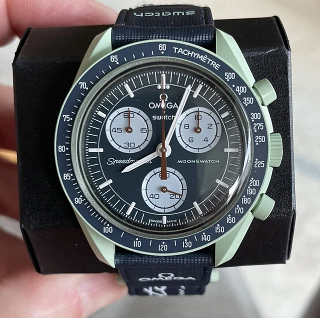 SWATCH X OMEGA SPEEDMASTER BIOCERAMIC MISSION on EARTH NEU, UNGETRAGEN ...