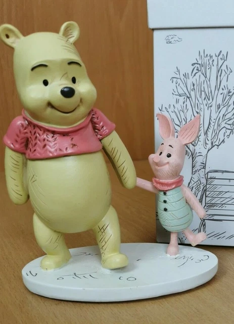 DISNEY CHRISTOPHER ROBIN Winnie The Pooh & Piglet Ornament Figurine. £ ...