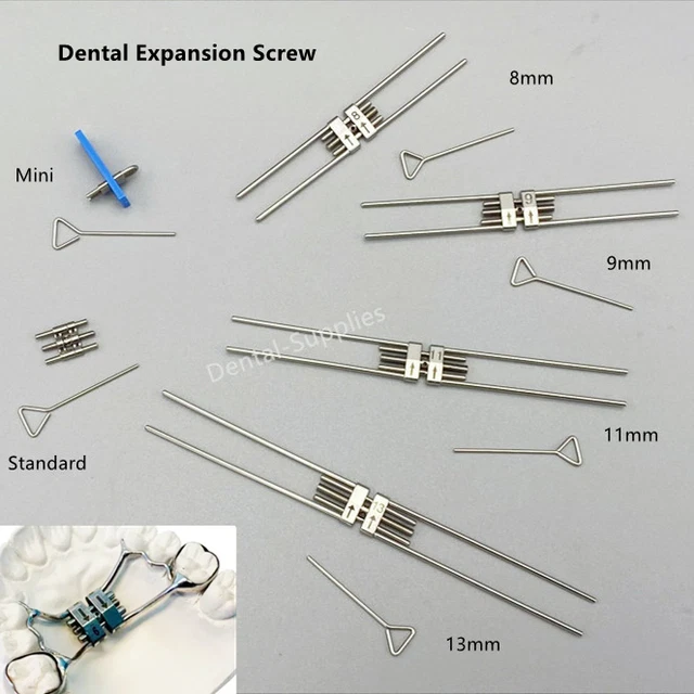 DENTAL EXPANSION SCREW Orthodontic Rapid Palatal Expander Frame Type ...