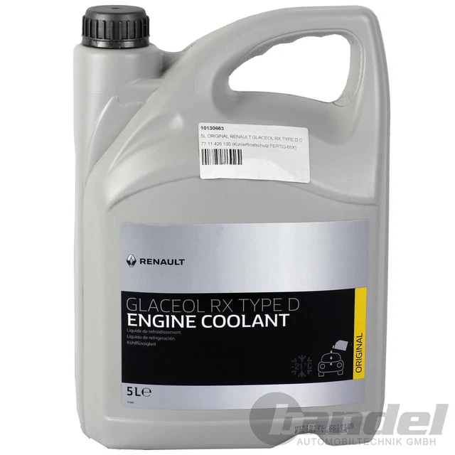 5L ORIGINAL RENAULT Glaceol Rx Type D Antigel Convient pour RENAULT EUR ...