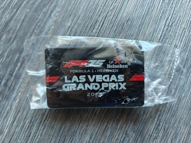 2025 FORMULA 1 Heineken Las Vegas Grand Prix 75th Anniversary Metal Pin ...