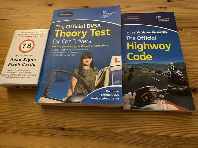 DVSA THEORY TEST/HIGHWAY Code and Road Signs Flash Cards £10.00 ...